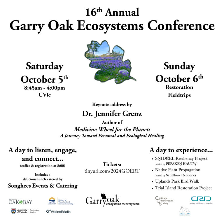 2024 Garry Oak Ecosystems Conference